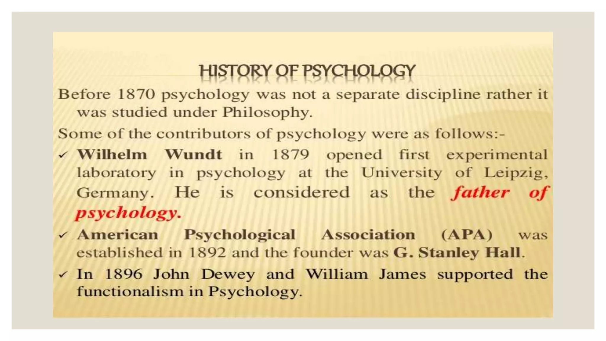 History and Background Of Psychology - Basic Introduction | PPTX