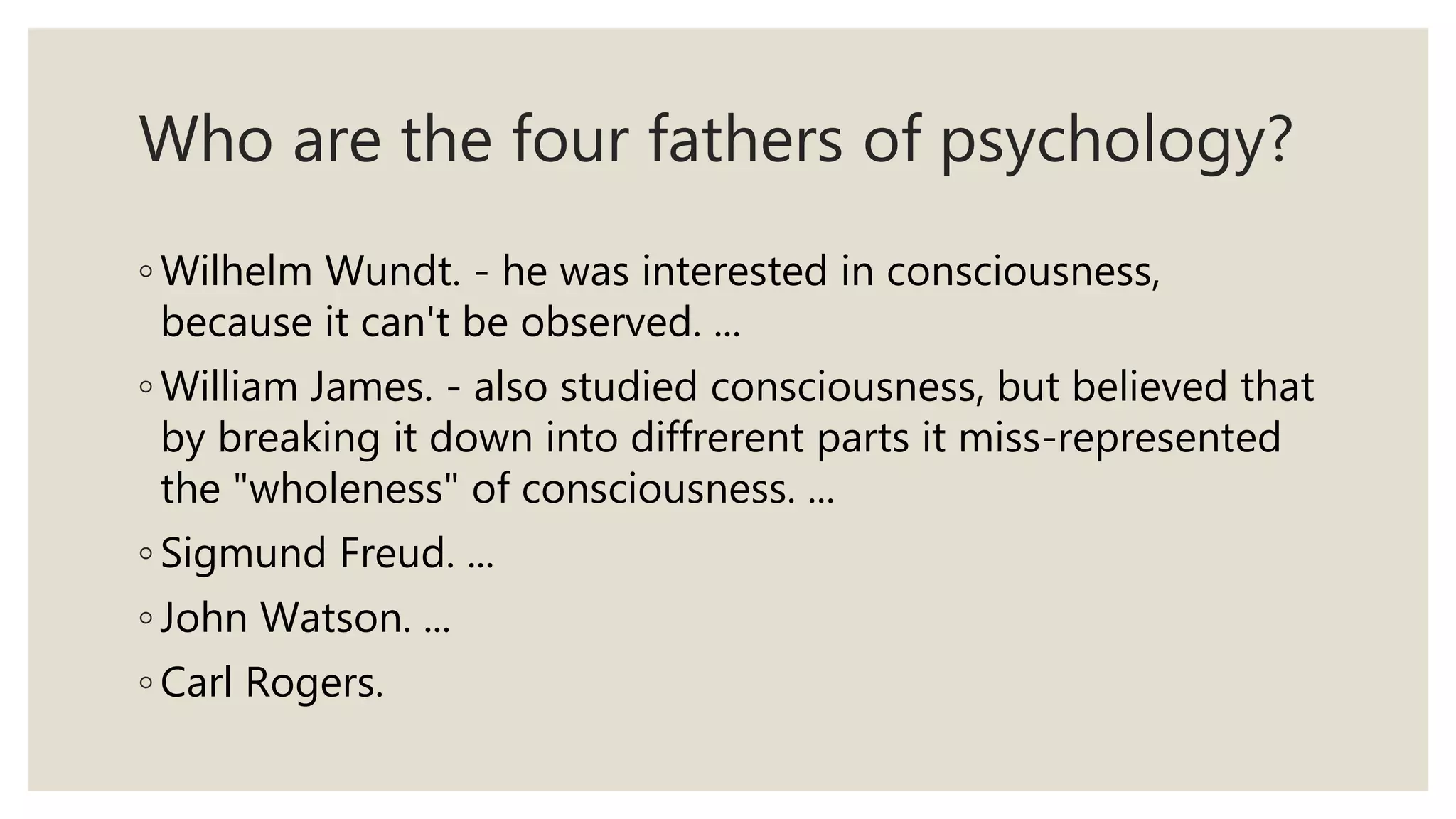 History and Background Of Psychology - Basic Introduction | PPTX