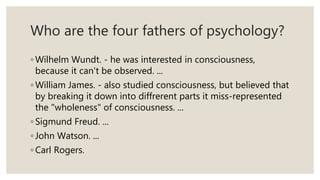 History and Background Of Psychology - Basic Introduction | PPTX