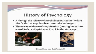 History and Background Of Psychology - Basic Introduction | PPTX