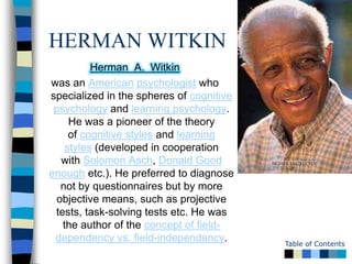 Culture,Cognitive Styles and Problem Solving | PPTX