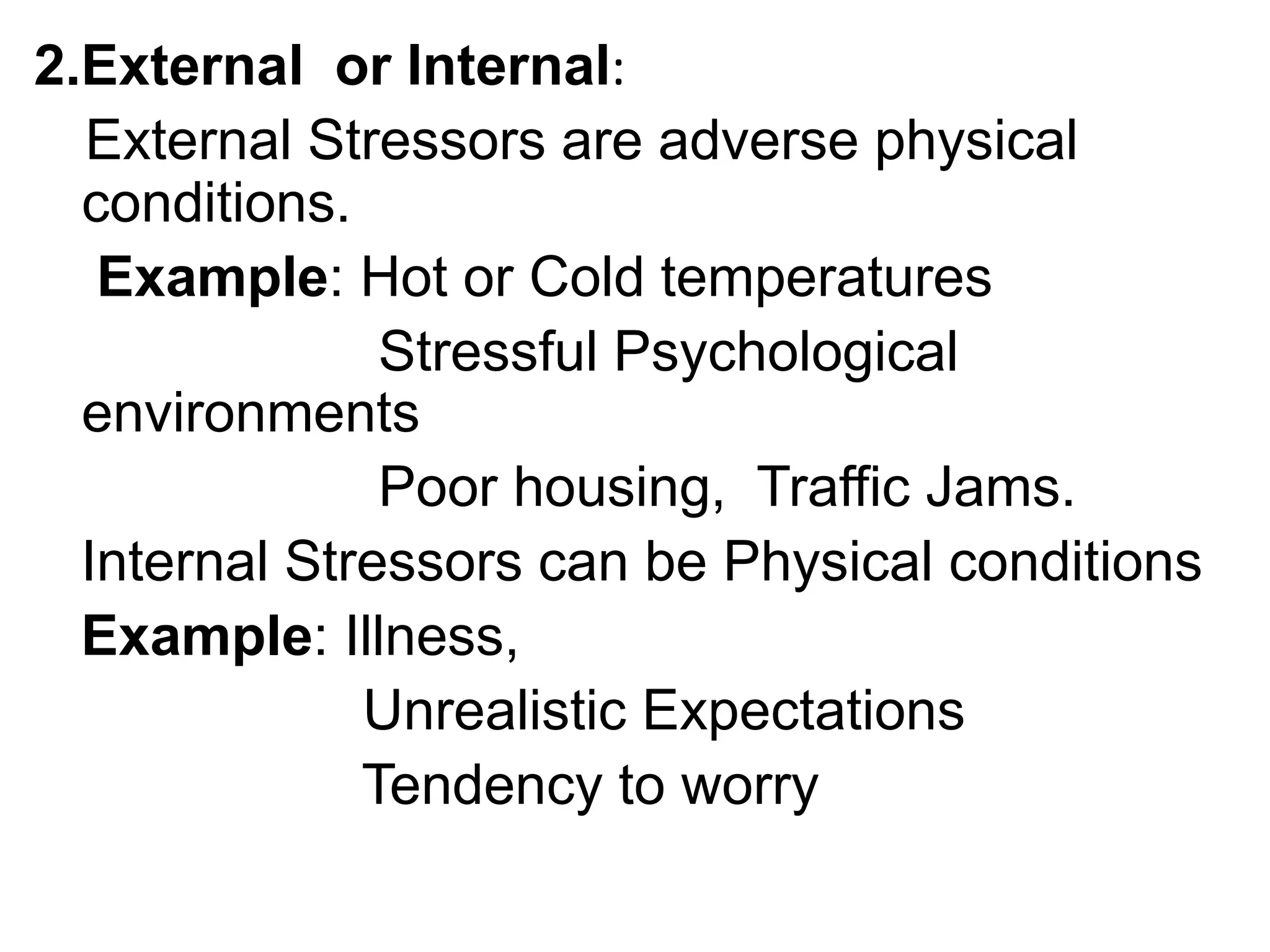Psychology unit iv -stress | PPTX