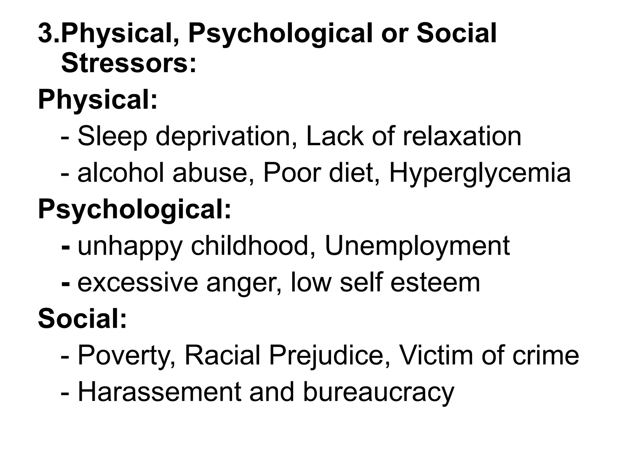 Psychology unit iv -stress | PPTX