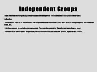 Psychology – unit 1 (methodology) | PPT