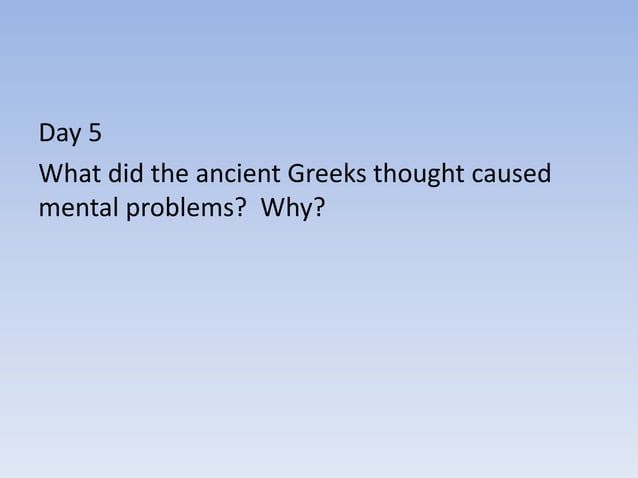 Psychology warm ups | PPT | Free Download