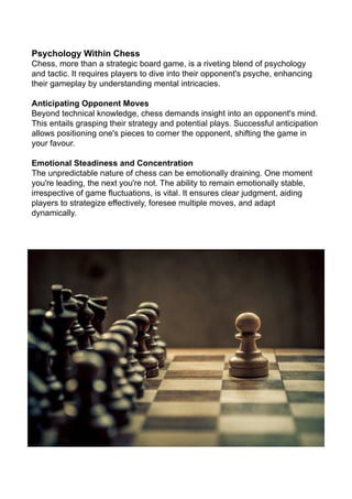 Psychology Within Chess | PDF