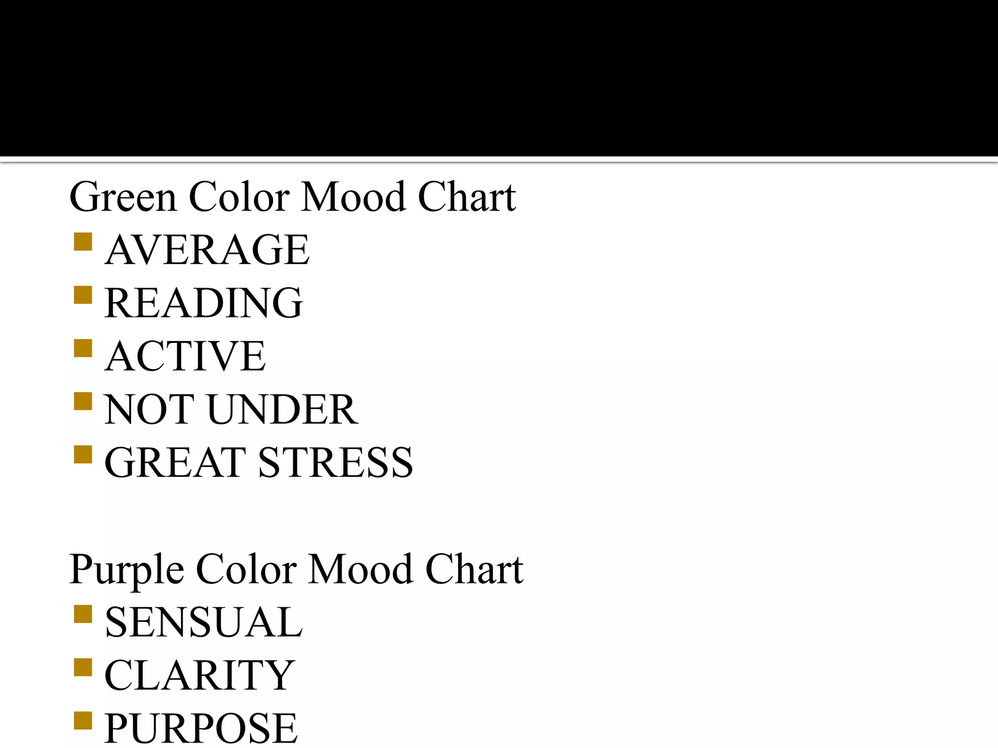 Colours and moods(Psychology) | PPTX