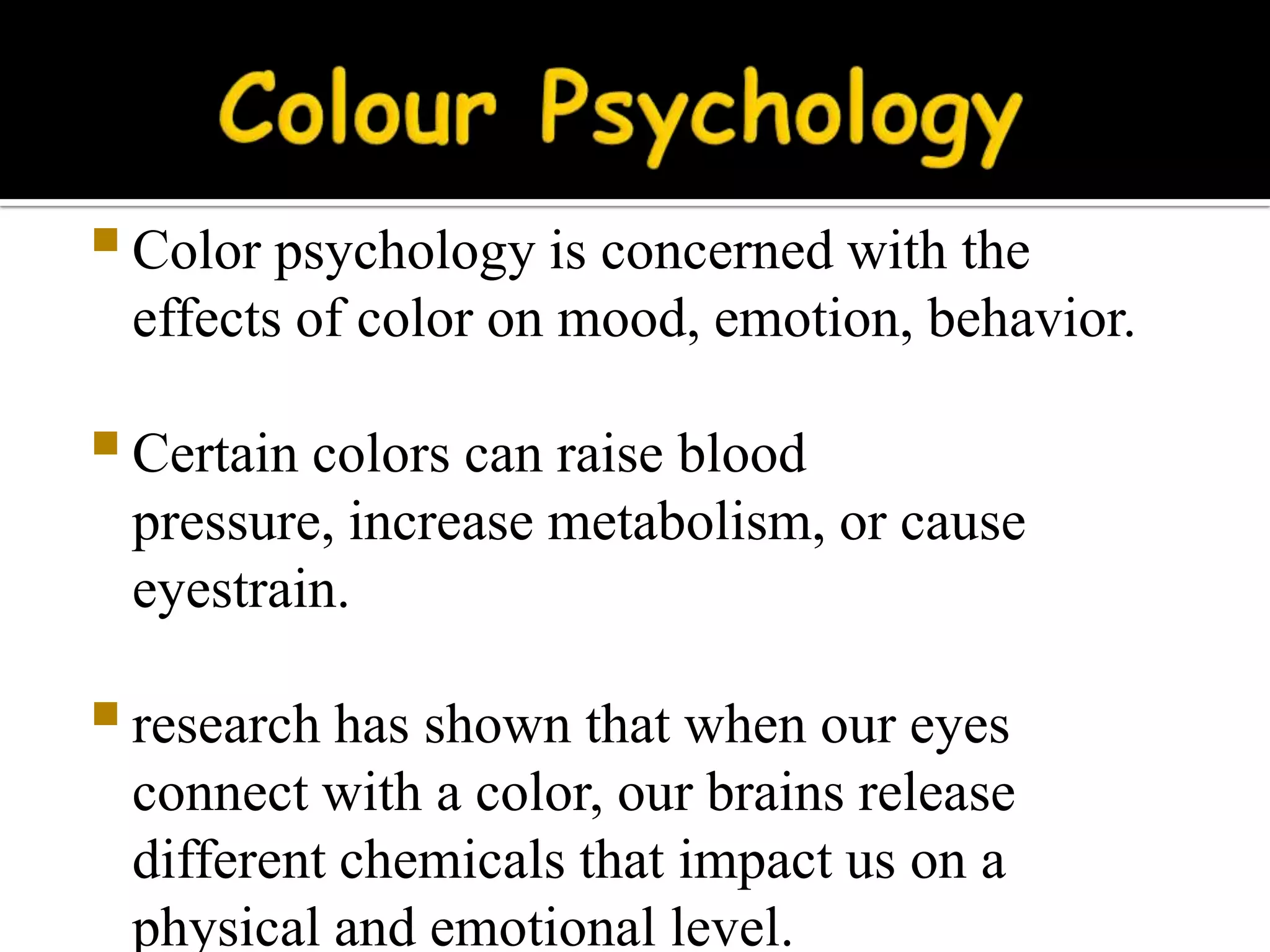 Colours and moods(Psychology) | PPTX