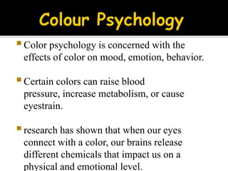 Colours and moods(Psychology) | PPTX