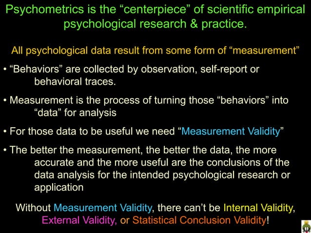 instrument development and psychometrics | PPT