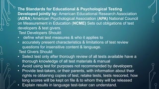 psychological assessment for college students | PPT