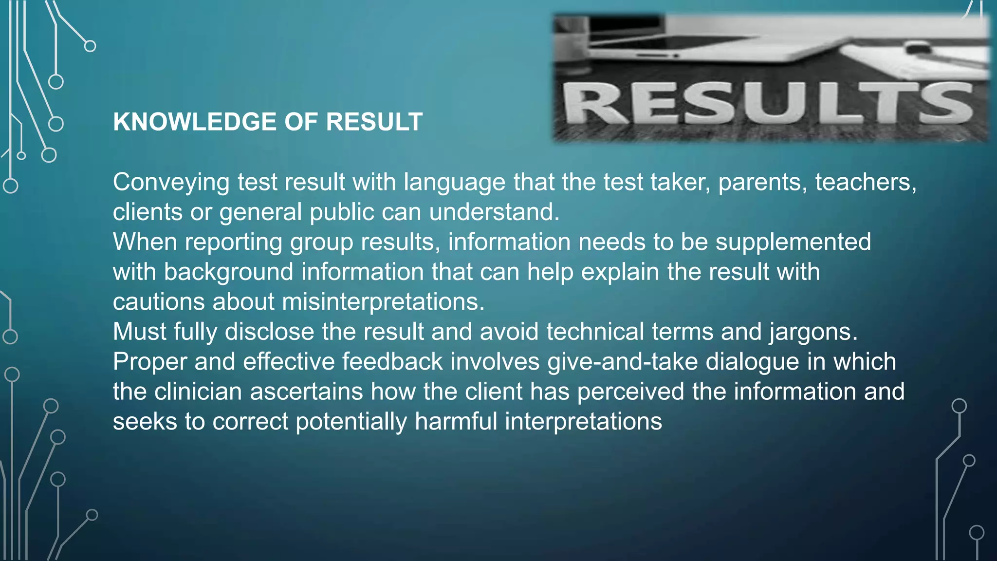 ETHICAL STANDARDS IN TESTING. | PPTX