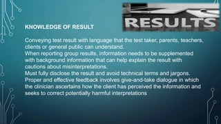 ETHICAL STANDARDS IN TESTING. | PPTX