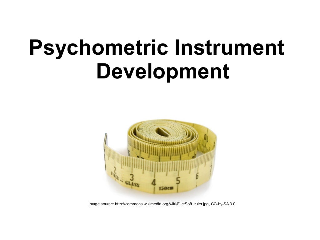 Psychometric Instrument Development