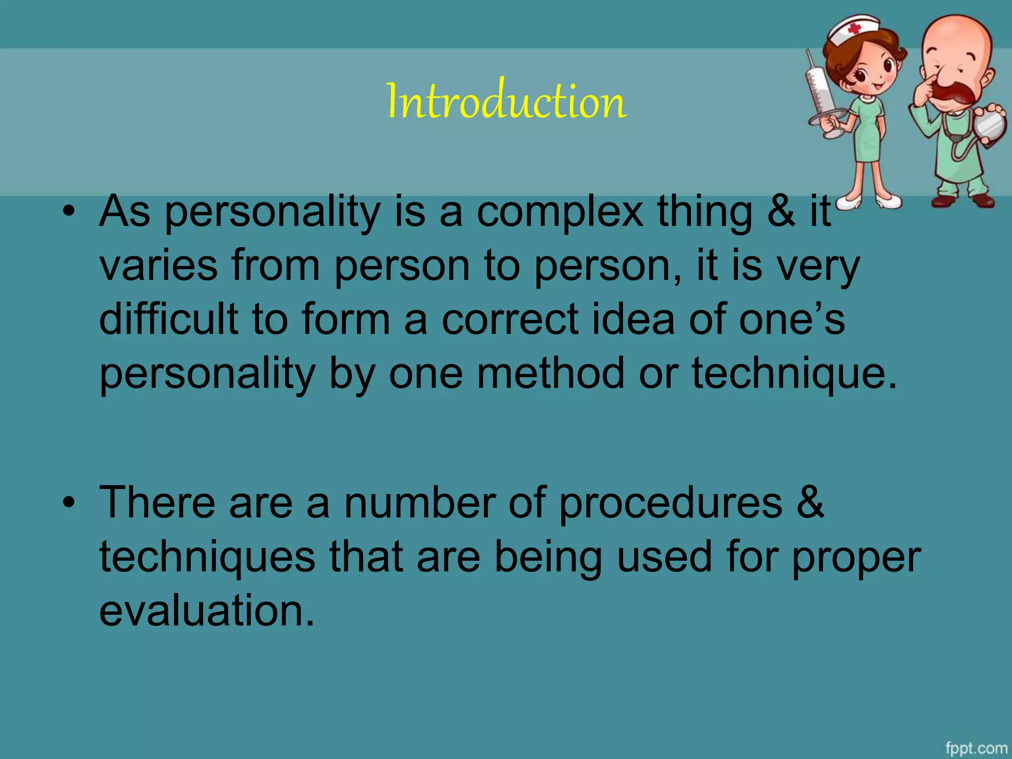 PSYCHOMETRIC ASSESSMENT OF PERSONALITY.pptx