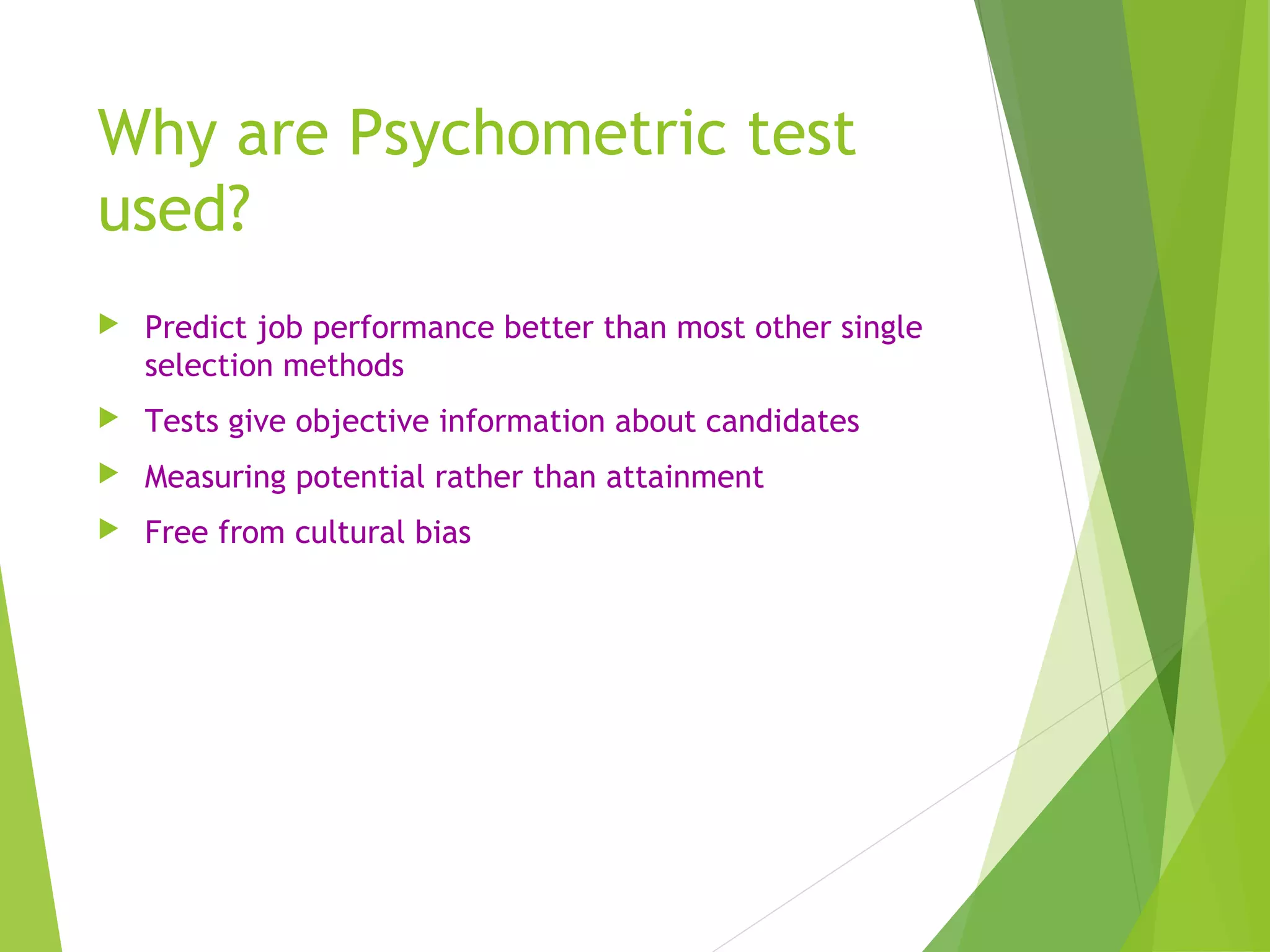 Psychometric testing certification introduction | PPT