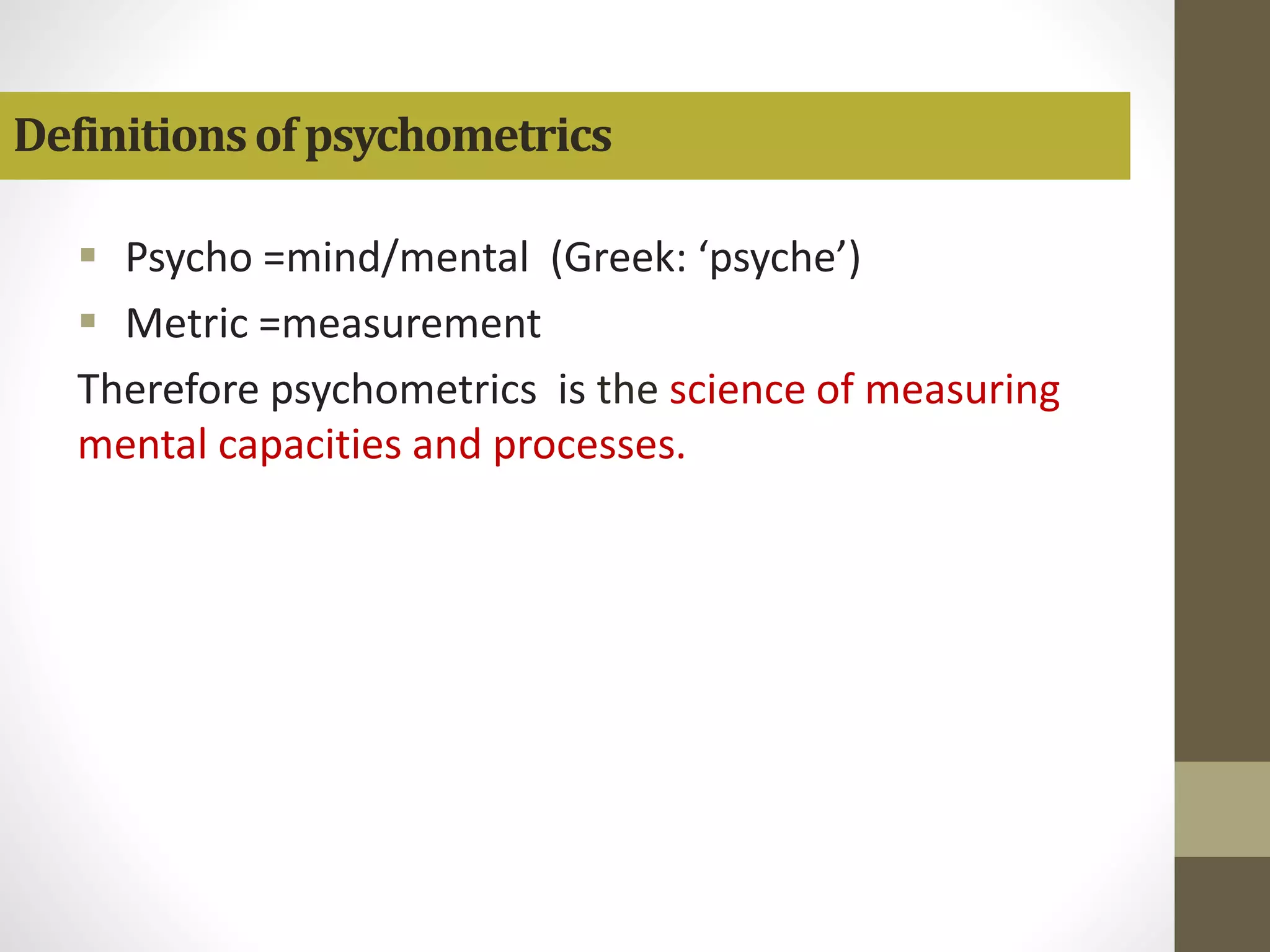 psychometrics chapter one.pptx