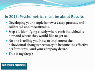 Psychometrics in 2013 | PPTX