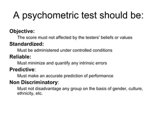 Psychometrictest | PPT