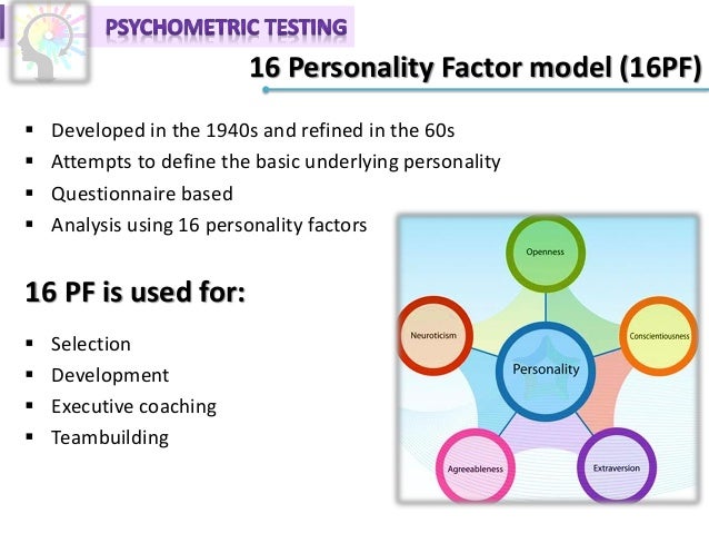 Psychometric testing