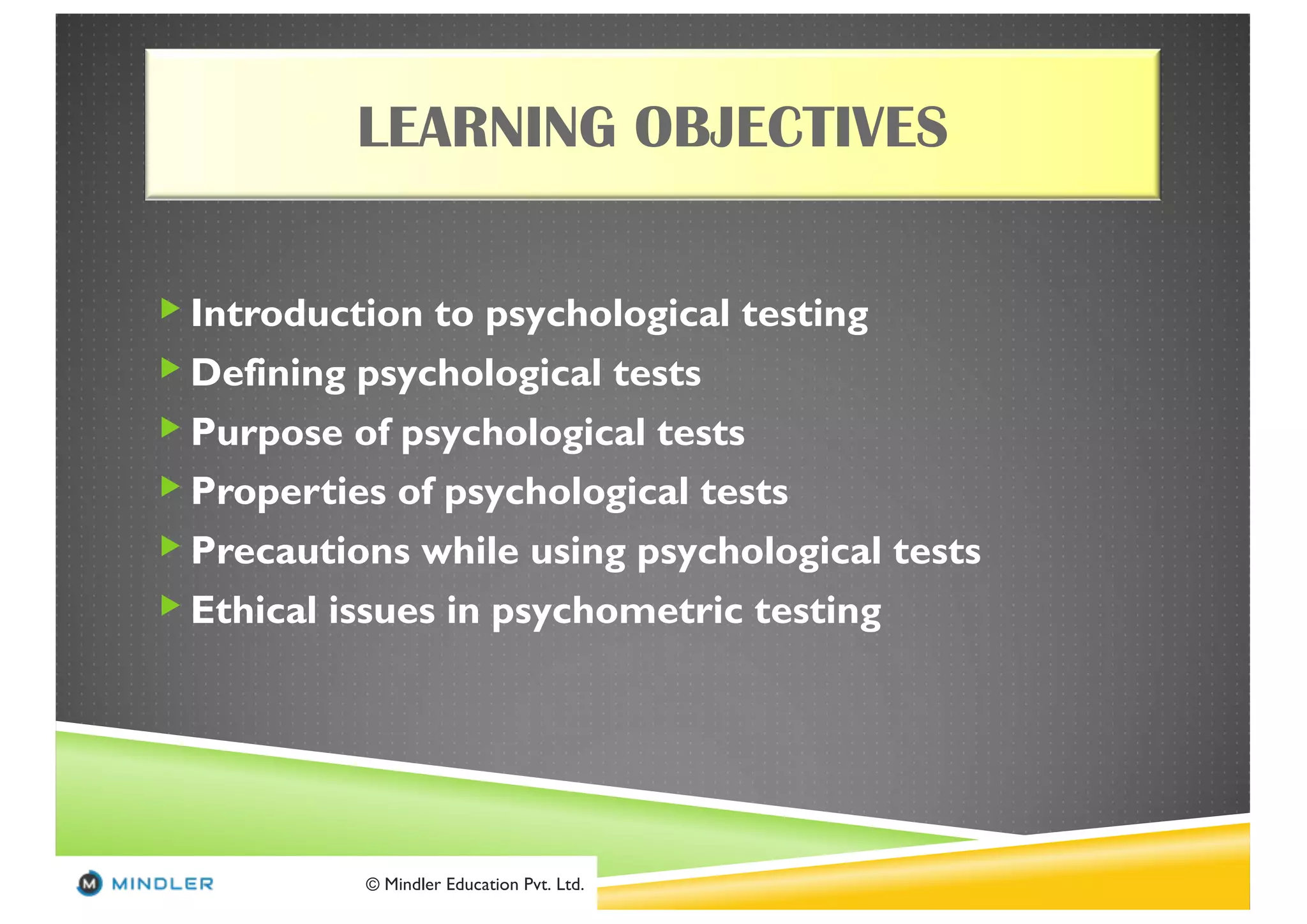 Psychometric testing | PPT