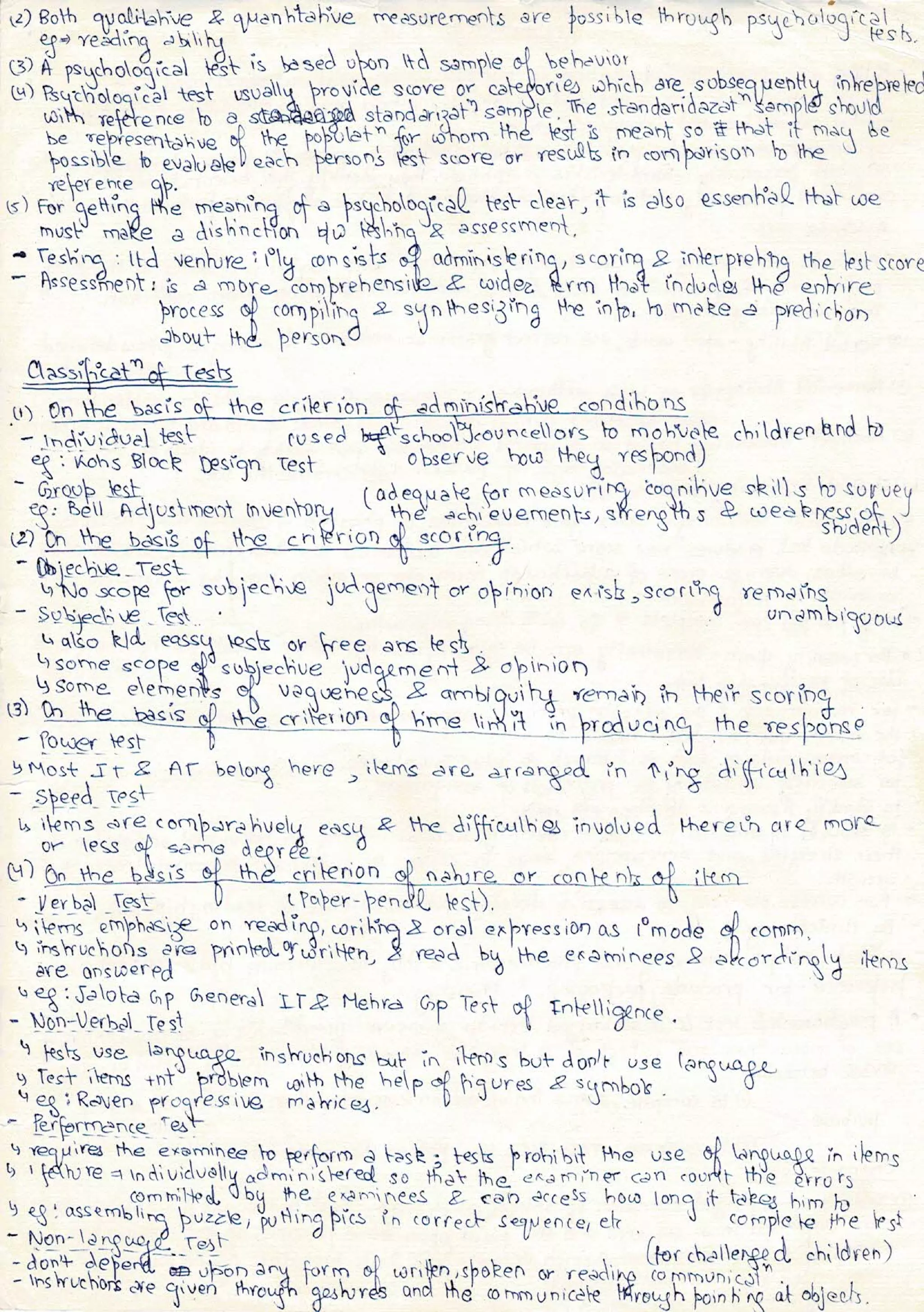 Psychometric tests | PDF