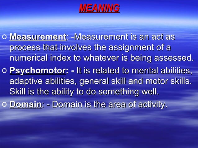 Psychomotor domain | PPT | Educational Assessment | Education