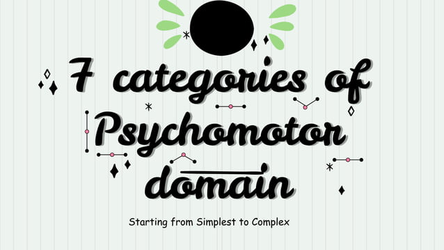 PSYCHOMOTOR DOMAIN OF LEARNING.pptx | Education