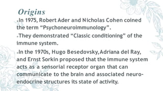 psychoneuroimmunology in relation to psychiatric nursing | PPTX ...