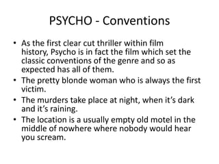 Psycho opening analysis | PPT