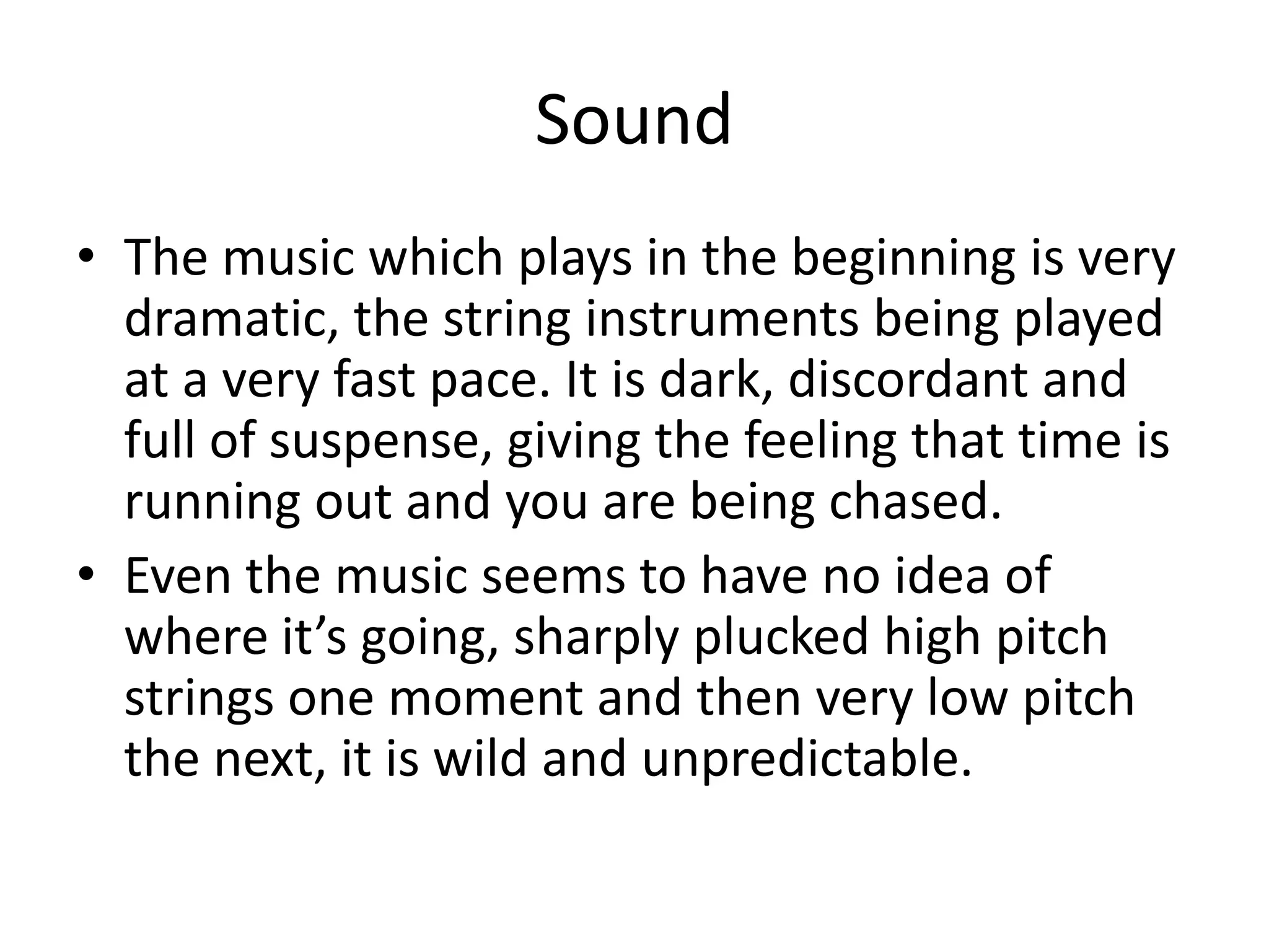 Psycho opening analysis | PPTX