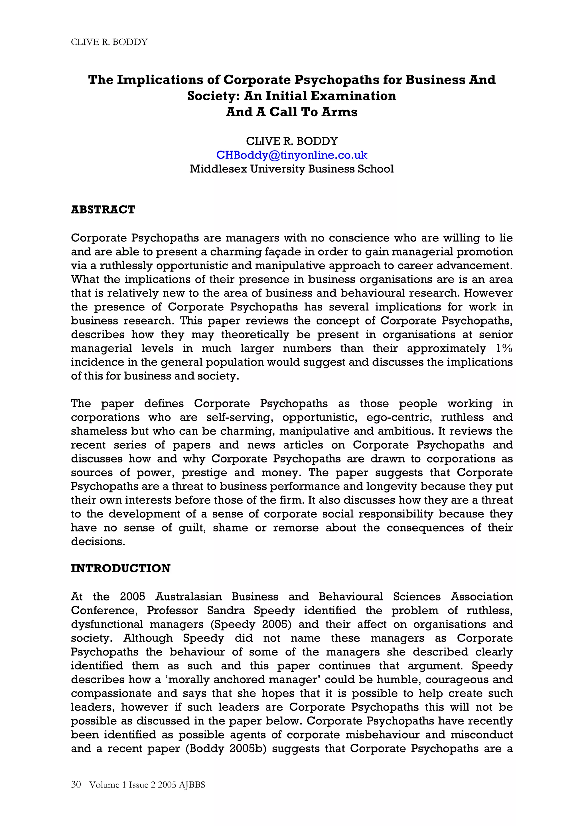 Psychopath | PDF