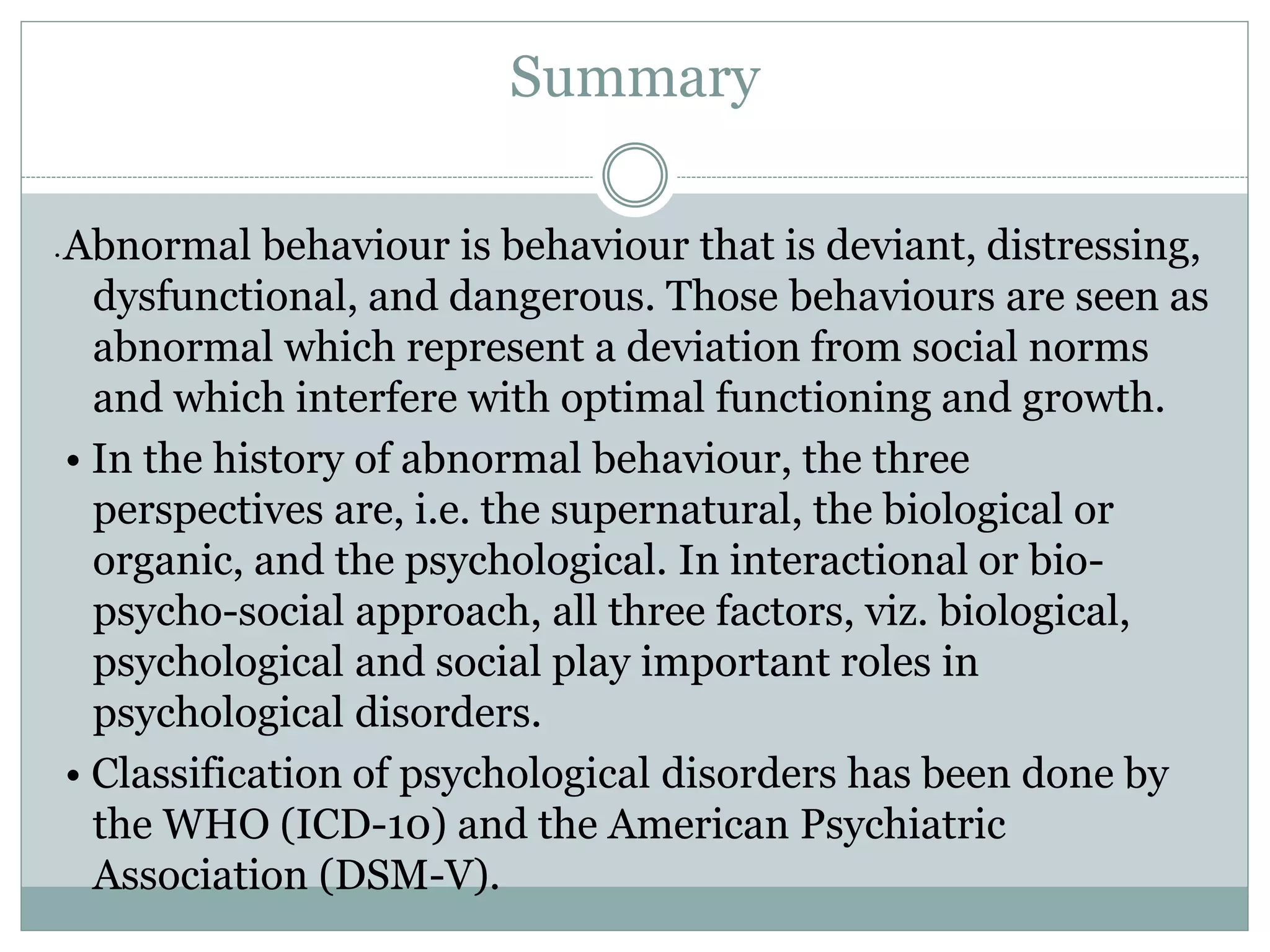 normality and pathology | PPTX