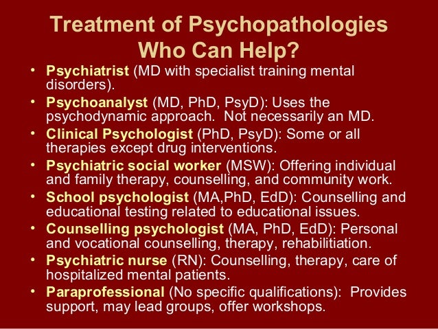 Psychopathology