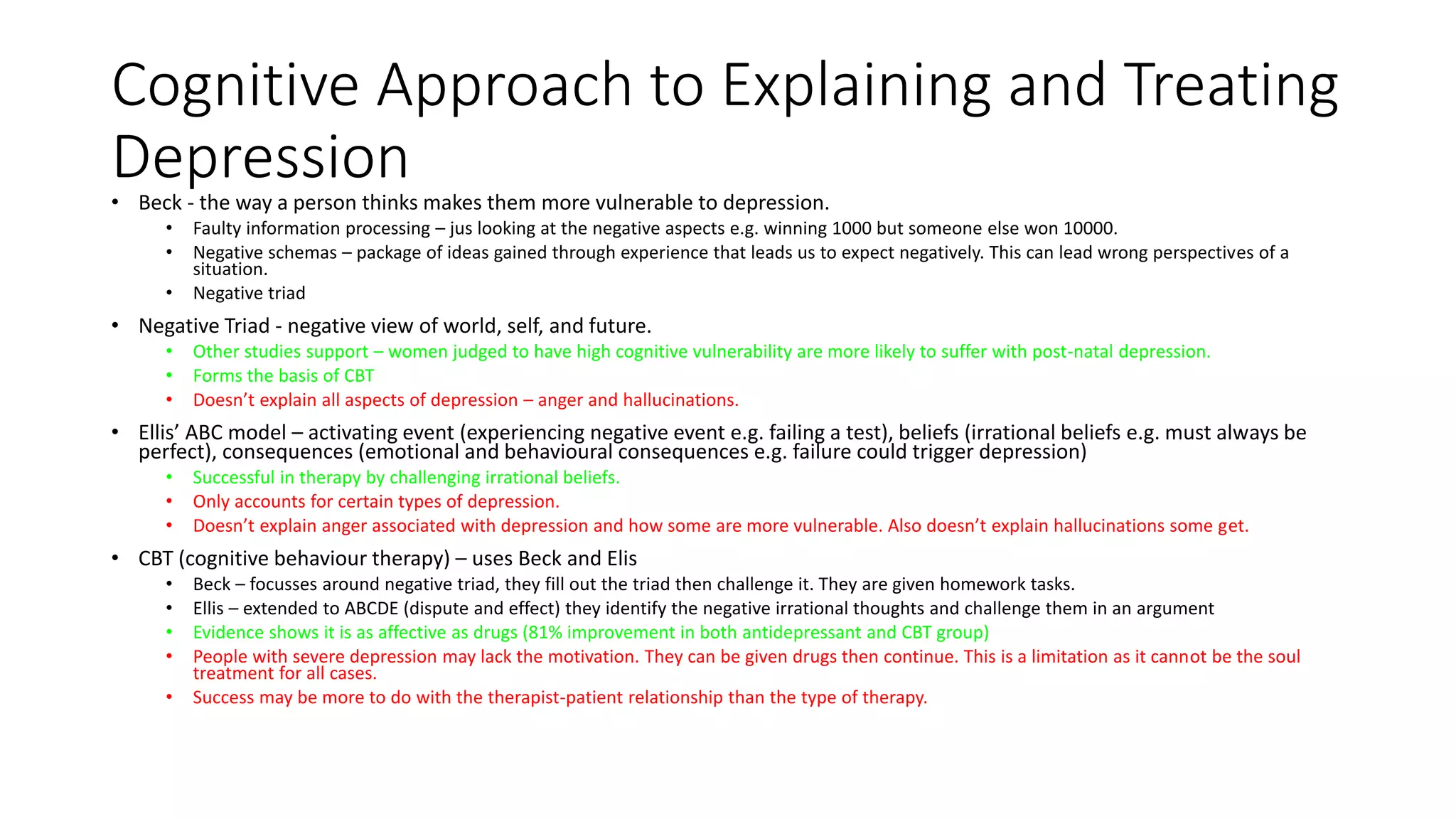 AQA A-level Psychology Revision: Psychopathology - abnormality | PPTX ...