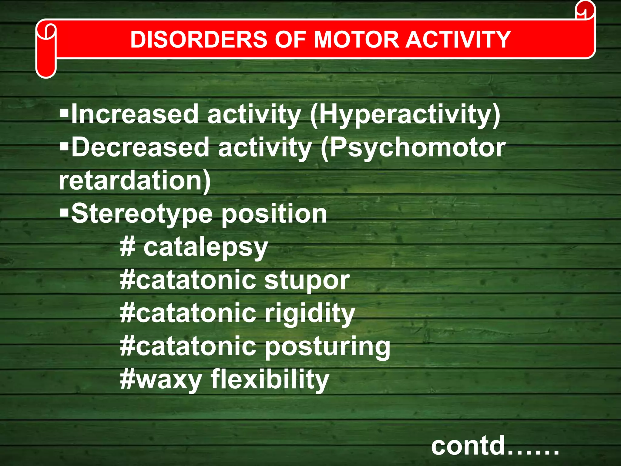 Psychopathology of mental disorders | PPTX