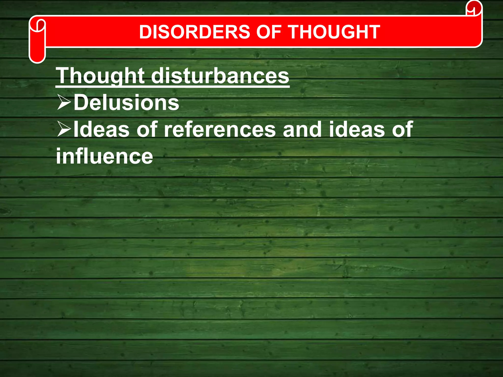Psychopathology of mental disorders | PPTX