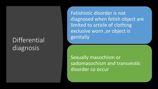 Pedophiliic disorder | PPTX