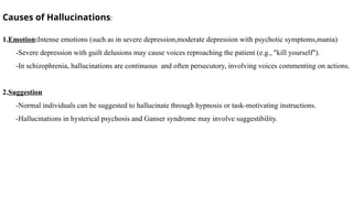 PSYCHOPATHOLOGY OF PSYCHIATRIC ILLNESSES | PPTX