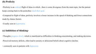 PSYCHOPATHOLOGY OF PSYCHIATRIC ILLNESSES | PPTX
