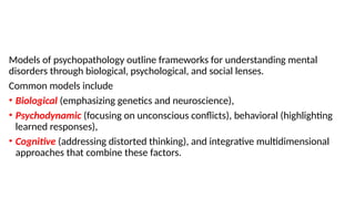 Psychopathology and mental Disorders.pptx