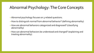 Psychopathology/ Abnormal | PPTX