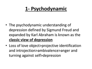 Psychopathology depression | PPTX