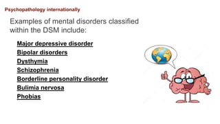 Psychopathology in the philippines and international ppt | PPTX