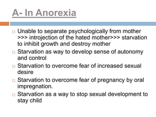 Psychopathology of eating disorders | PPTX | Mental Health | Diseases ...