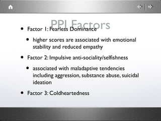 Psychopathy | PPT