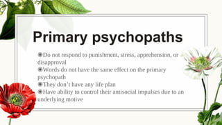 Psychopathy | PPTX