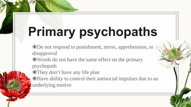 Psychopathy | PPTX