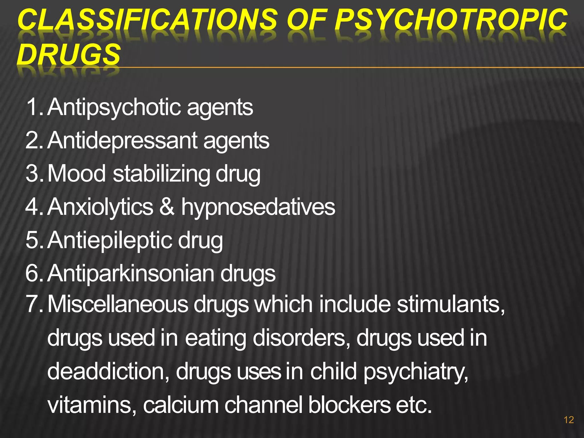 Psychopharmacology | PPTX