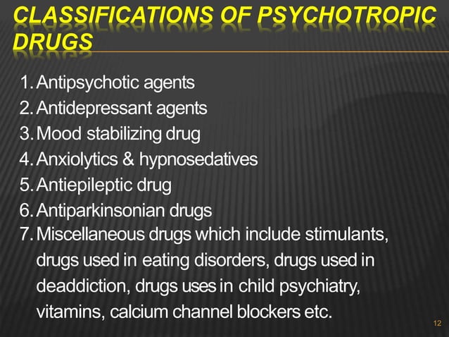 Psychopharmacology | PPTX | Substance Abuse | Diseases and Conditions